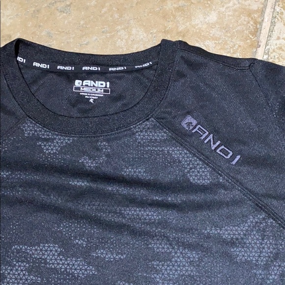 And1 | Shirts | And Black Camo Tshirt | Poshmark